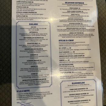 By the docks menu store