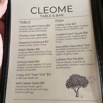 CLEOME TABLE & BAR - Updated December 2025 - 20 Photos & 12 Reviews - 11 South St, Glens Falls ...