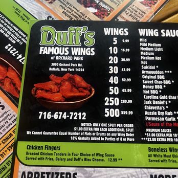 DUFF’S FAMOUS WINGS - Updated October 2025 - 195 Photos & 255 Reviews ...