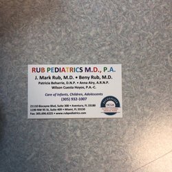 RUB PEDIATRICS MD PA - 20 Reviews - 21110 Biscayne Blvd, Aventura ...
