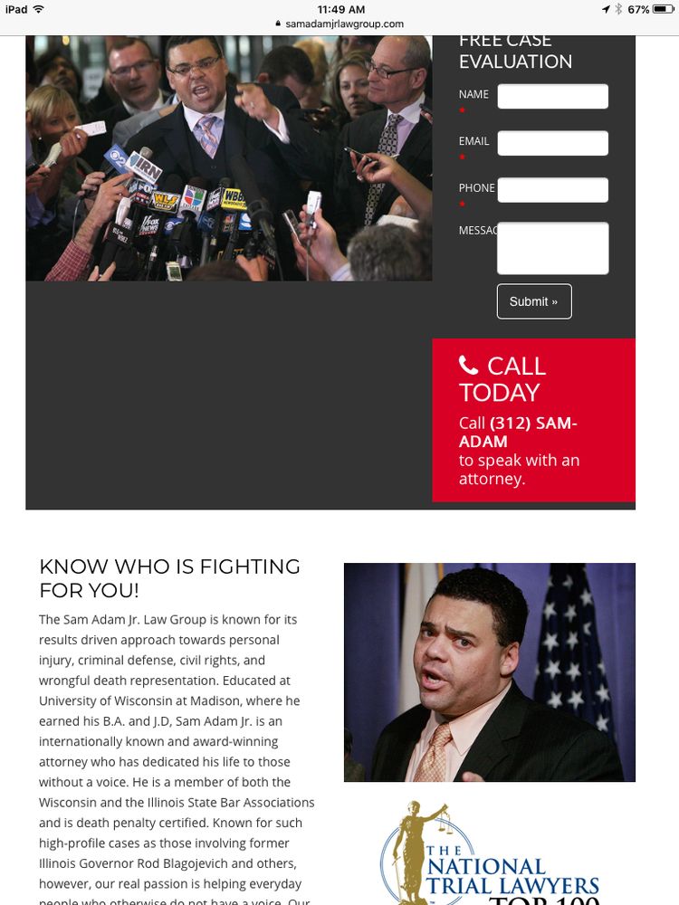 SAM ADAM JR. LAW GROUP - Updated August 2025 - 980 N Michigan Ave ...