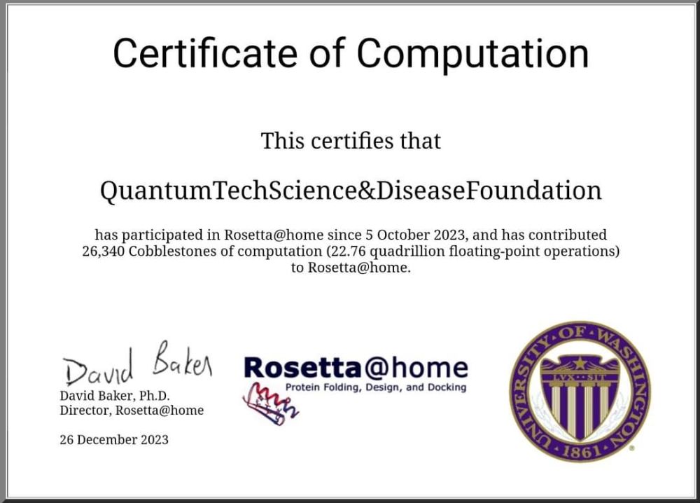 QUANTUM TECH SCIENCE & DISEASE FOUNDATION - Request Information - Knox ...