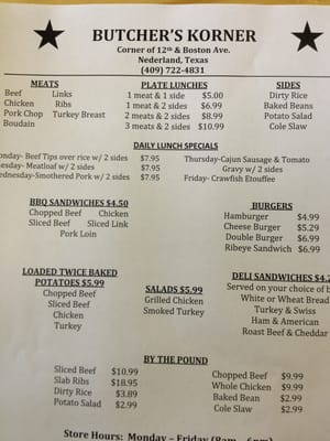 BUTCHERS KORNER - 17 Reviews - 1155 Boston Ave, Nederland, Texas - Meat ...