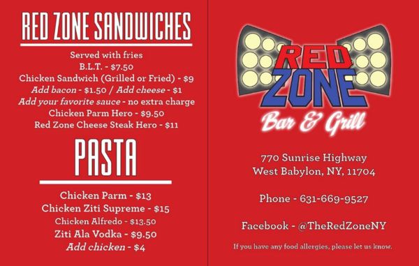 RED ZONE BAR & GRILL - 15 Reviews - Sports Bars - 770 Sunrise Hwy, West ...