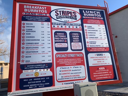 STRIPES BURRITO COMPANY - 31 Photos & 39 Reviews - 801 Juan Tabo Blvd ...