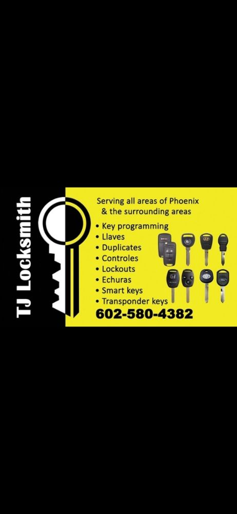 TJ LOCKSMITH - Updated October 2025 - 2711 E Grandview Rd, Phoenix ...