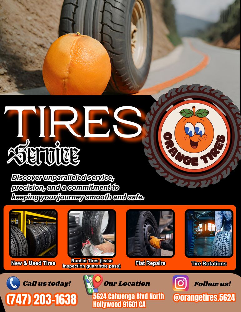 ORANGE TIRES - Updated August 2025 - 15 Photos - 5624 Cahuenga Blvd ...