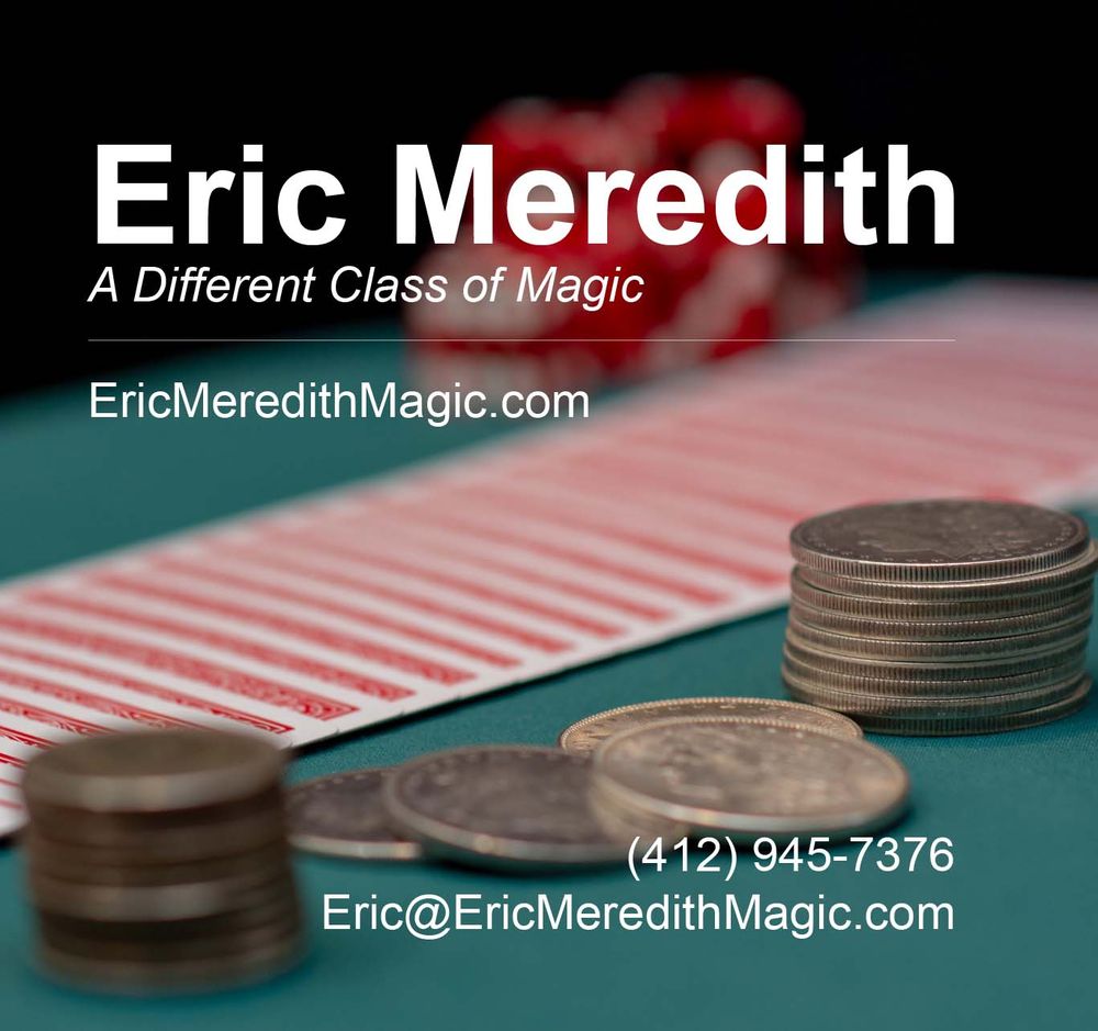 CLOSE UP MAGIC BY ERIC MEREDITH - Updated November 2025 - Request a ...