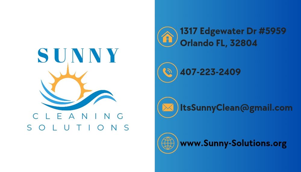 SUNNY CLEANING SOLUTIONS - Updated July 2024 - 1317 Edgewater Dr ...