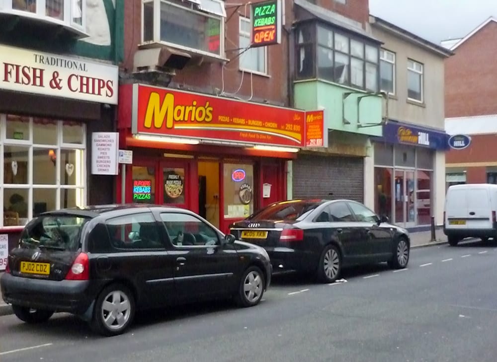 MARIO’S TAKEAWAY - Pizza - 14-16 Foxhall Road, Blackpool, United ...