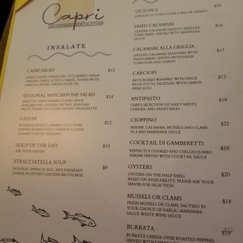 CAPRI - Updated July 2025 - 94 Photos & 33 Reviews - 757 S Front St ...