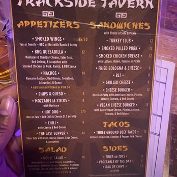 TRACKSIDE TAVERN - Updated July 2025 - 44 Photos & 115 Reviews - 313 E ...