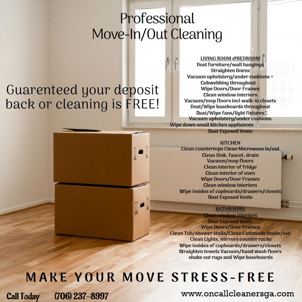 ON CALL CLEANERS - Updated February 2025 - Augusta, Georgia - Home ...