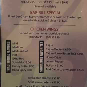 BAR BILL TAVERN - Updated July 2025 - 745 Photos & 745 Reviews - 185 ...