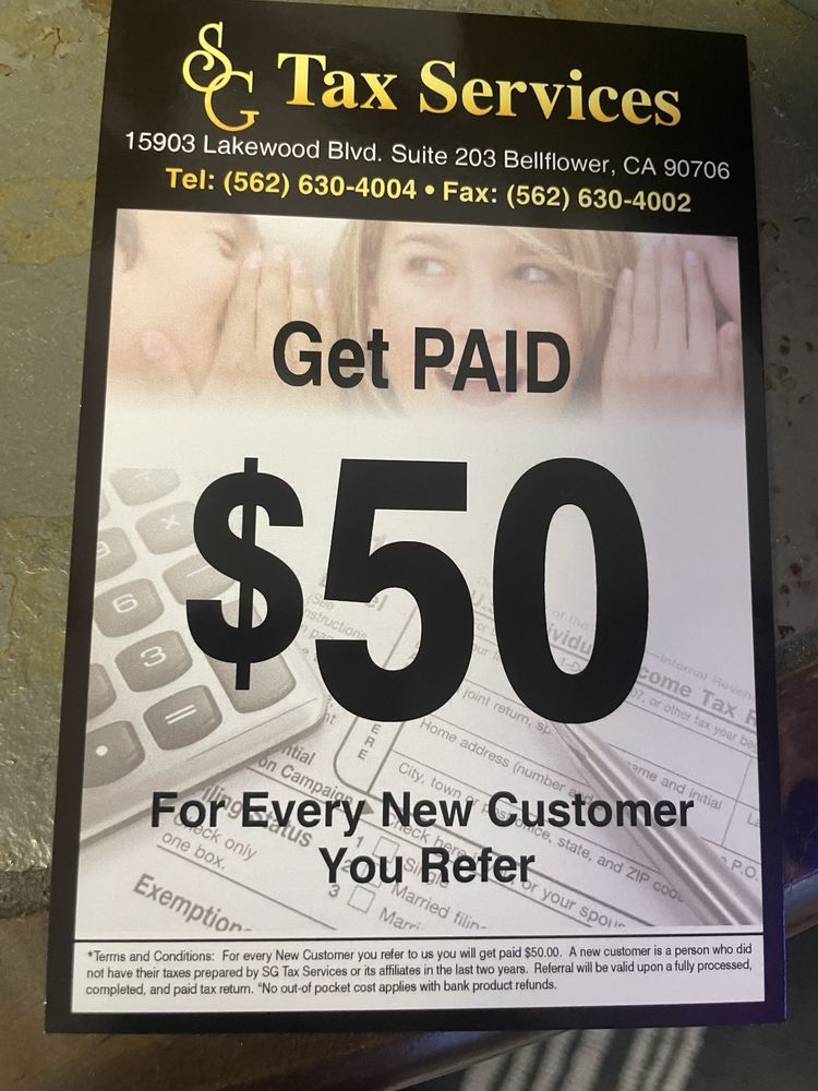 SG Tax Services - Serving Bellflower, CA - Updated November 2025 - 18 ...