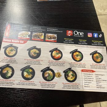 ONE NOODLE BAR - WEST JORDAN - Updated October 2025 - 205 Photos & 92 ...