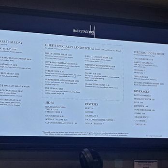 BACKSTAGE DELI - Updated June 2025 - 357 Photos & 330 Reviews - 3900 ...