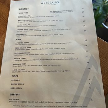 ARTESANO PERUVIAN CUISINE - Updated March 2026 - 763 Photos & 220 ...