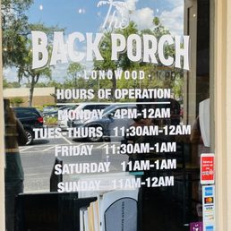 THE BACK PORCH - Updated July 2025 - 366 Photos & 163 Reviews - 145 ...