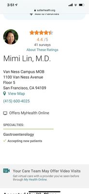 MIMI LIN, M.D - Updated November 2025 - 16 Reviews - 1100 Van Ness Ave, San Francisco ...