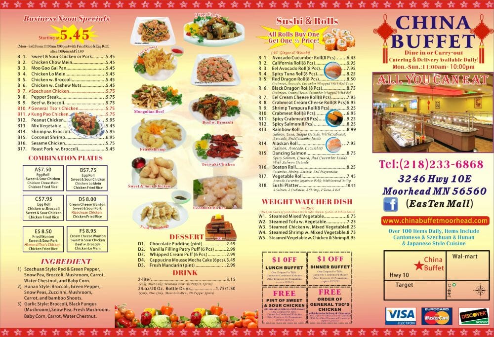 CHINA BUFFET - Updated October 2024 - 12 Photos & 27 Reviews - 3246 Hwy ...