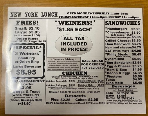 NEW YORK LUNCH - Updated June 2024 - 36 Photos & 65 Reviews - 8 Main St ...