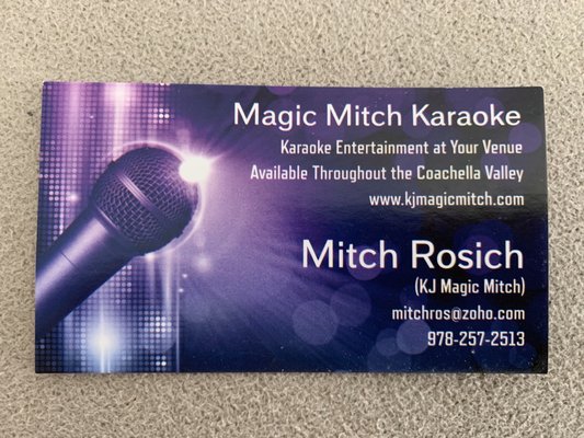 MAGIC MITCH KARAOKE - Updated December 2024 - Palm Desert, California ...