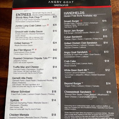 ANGRY GOAT - Updated August 2025 - 15 Photos & 27 Reviews - 1290 Rich ...