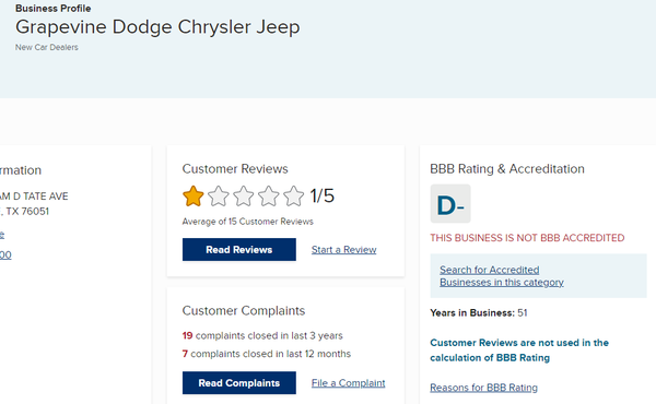 GRAPEVINE DODGE CHRYSLER JEEP - Updated December 2025 - 155 Photos ...