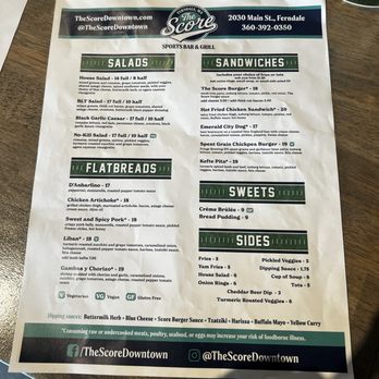 THE SCORE SPORTS BAR & GRILL - Updated December 2024 - 16 Photos & 10 ...