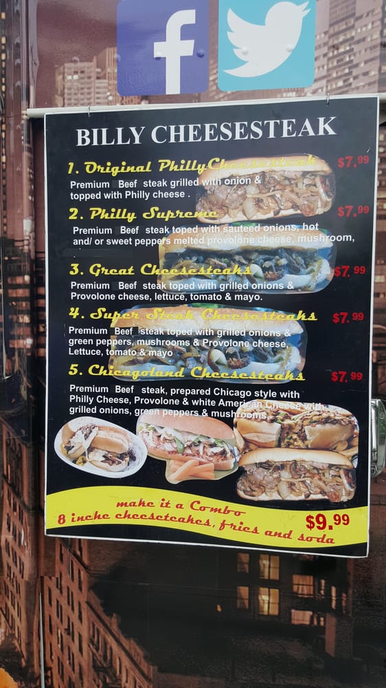 BILLY CHEESE STEAK - Updated May 2026 - 18 Reviews - Washington ...
