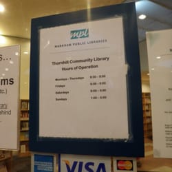 MARKHAM PUBLIC LIBRARY - THORNHILL COMMUNITY CENTRE BRANCH - 15 Photos ...