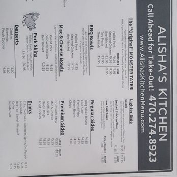 ALISHA’S KITCHEN BBQ - Updated October 2025 - 41 Photos & 60 Reviews ...