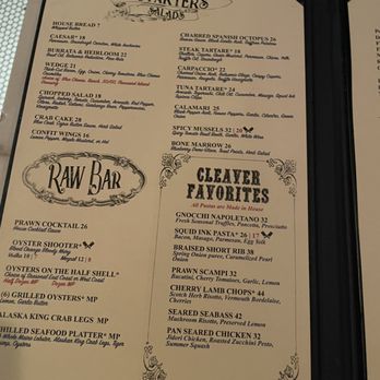 CLEAVER - BUTCHERED MEATS, SEAFOOD & COCKTAILS - Updated July 2024 ...