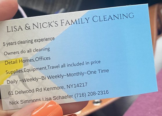 LISA AND NICK’S FAMILY CLEANING - Updated October 2025 - Buffalo, New ...