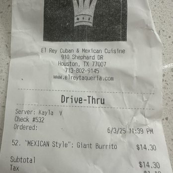 EL REY TAQUERIA - Updated September 2025 - 504 Photos & 750 Reviews ...