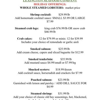 LEXINGTON SEAFOOD COMPANY - Updated December 2025 - 32 Photos & 21 ...