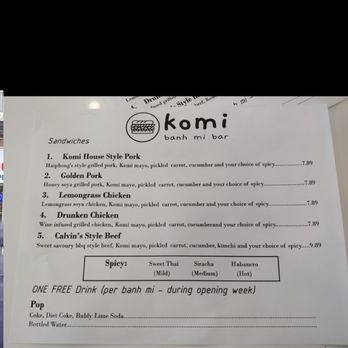 KOMI BANH MI BAR - Updated December 2025 - 30 Photos & 14 Reviews ...