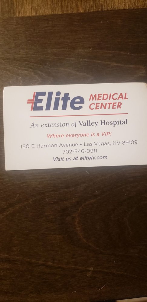 ELITE MEDICAL CENTER - 150 E Harmon Ave, Las Vegas, NV - Yelp