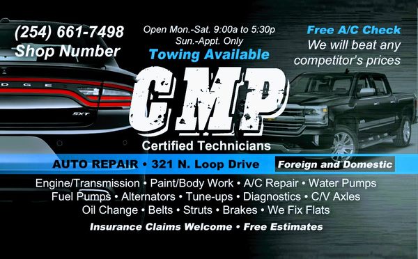 CMP AUTO REPAIR - Updated December 2025 - 29 Photos - 321 N Lp Dr, Waco ...