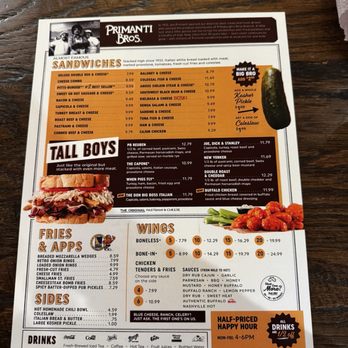 PRIMANTI BROS. RESTAURANT AND BAR - Updated June 2025 - 1761 Photos ...