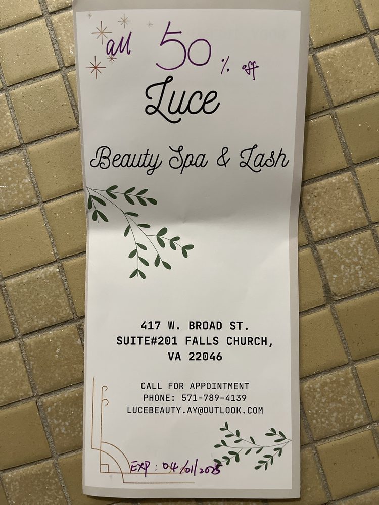 LUCE BEAUTY SPA & LASH - Updated December 2025 - 417 W Broad St, Falls ...