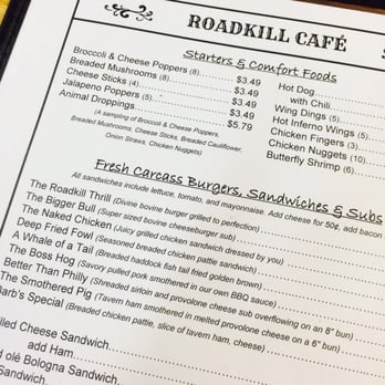 ROAD KILL CAFE - Updated November 2024 - 28 Photos & 20 Reviews - 633 ...