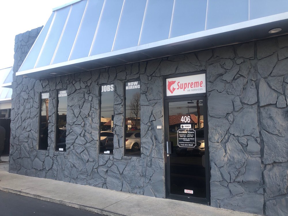 SUPREME HR SERVICES-ANAHEIM - Updated June 2026 - 2120 E Howell Ave ...