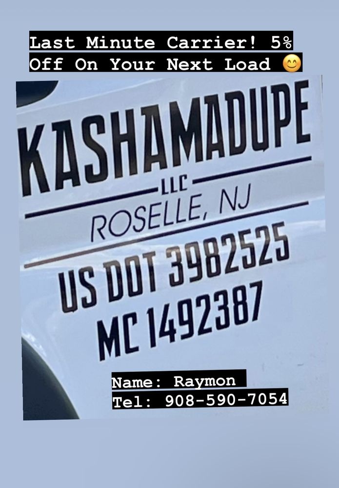 KASHAMADUPE - Linden, New Jersey - Movers - Phone Number - Yelp