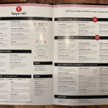 TONY’S OF NY PIZZA KITCHEN - Updated August 2025 - 84 Photos & 55 ...