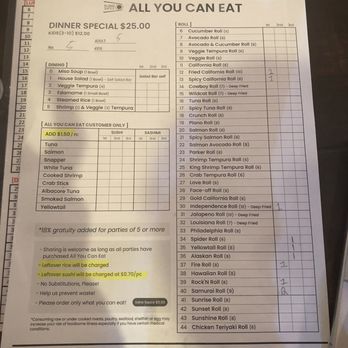 SUSHI SHACK ALL YOU CAN EAT OF PLANO - Updated November 2024 - 570 ...