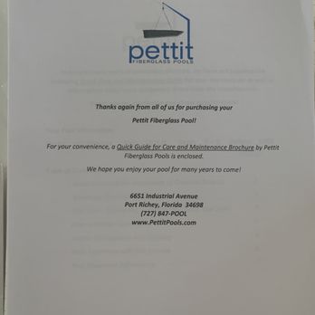 PETTIT FIBERGLASS POOLS - Updated January 2026 - 23 Photos & 12 Reviews ...