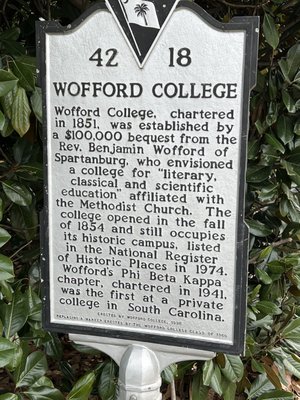 WOFFORD COLLEGE - Updated September 2025 - 21 Photos - 429 N Church St ...