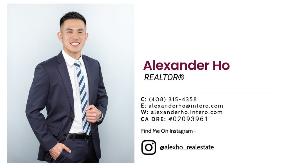 ALEXANDER HO - INTERO REAL ESTATE SERVICES - Updated December 2025 ...